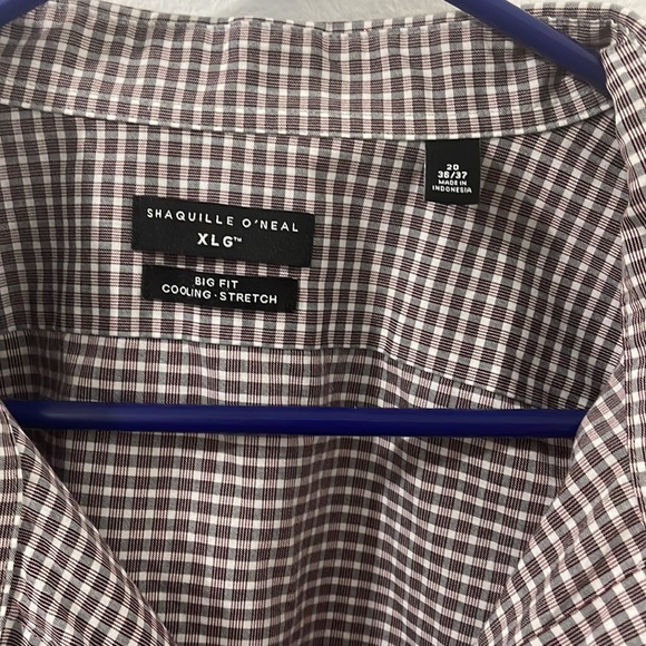 Shaquille O’Neal | Shirts | Maroon Shaquille Oneal Dress Shirt | Poshmark